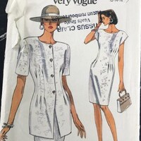 The Vogue Basic Design Sewing Pattern 7909. Size 14-16-18. - Etsy