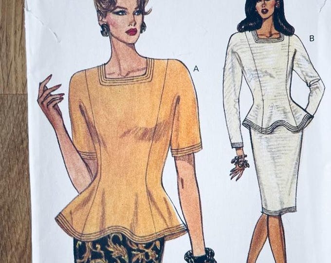 Very Easy Vogue, Misses' & Misses' Petite, Top and Skirt, Size 12 ...