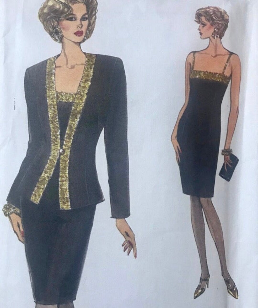 Very Easy Vogue, Misses & Misses' Petite Jacket and Close-fitting ...