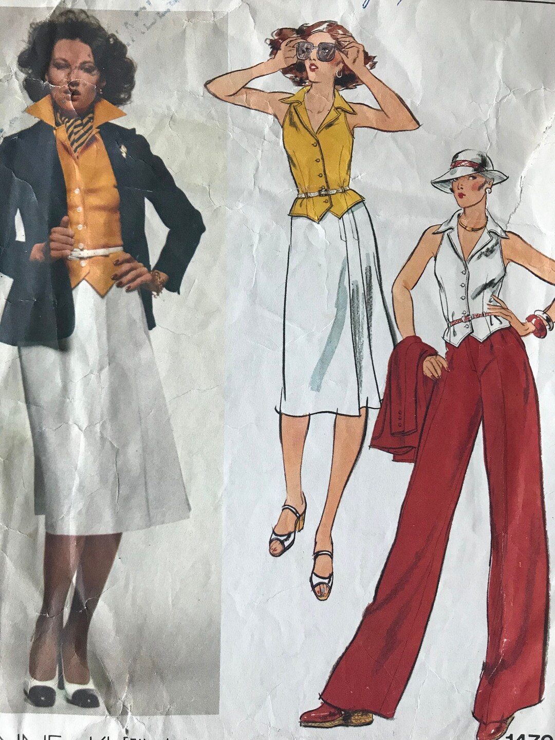 RARE PATTERN & SIZE Vogue, Designer Anne Klein, Misses' Jacket, Vest ...