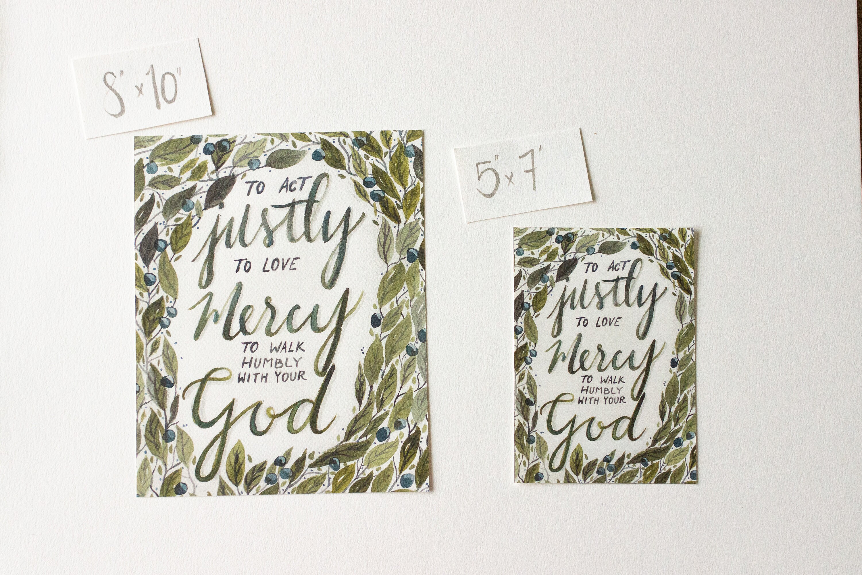 Act Justly Love Mercy Walk Humbly with Your God Micah 6:8 | Etsy