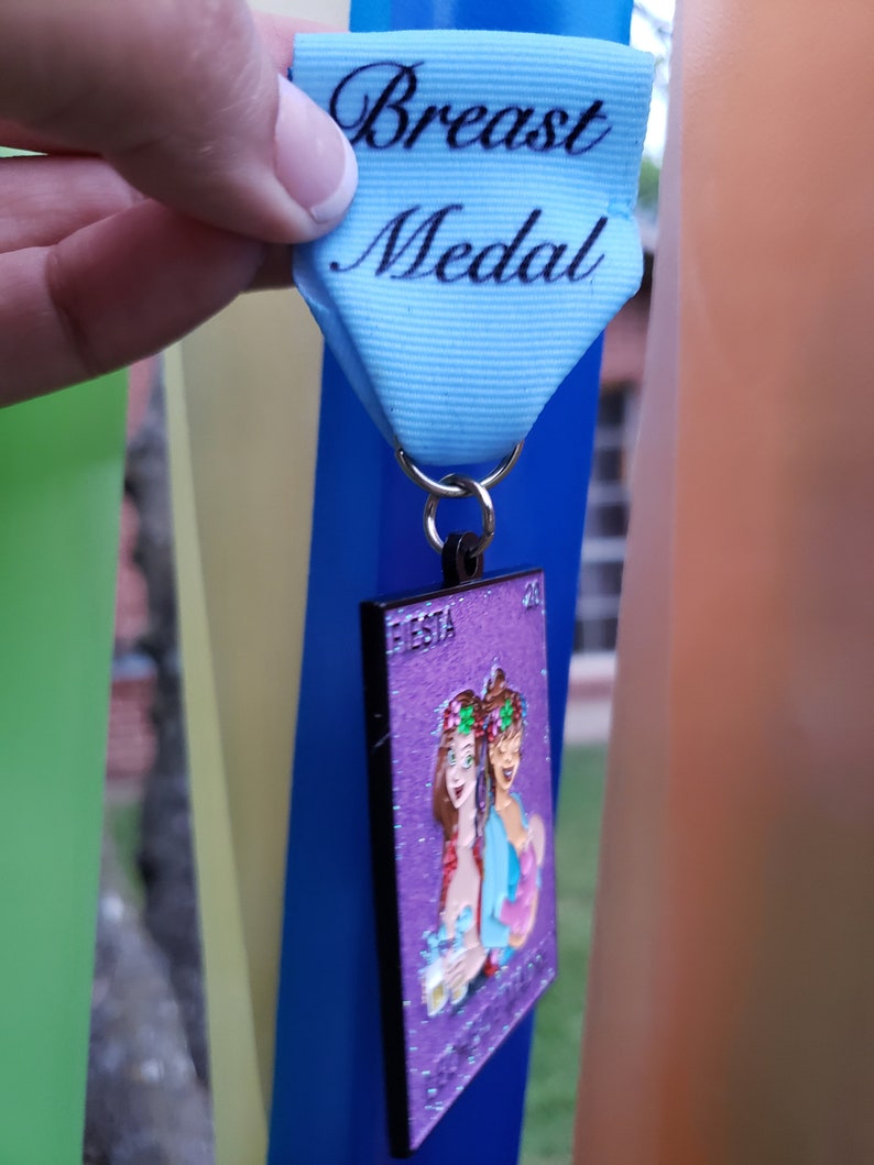 2020 Breast Medal Breastfeeding Inspired Loteria Themed FIESTA Medal ...