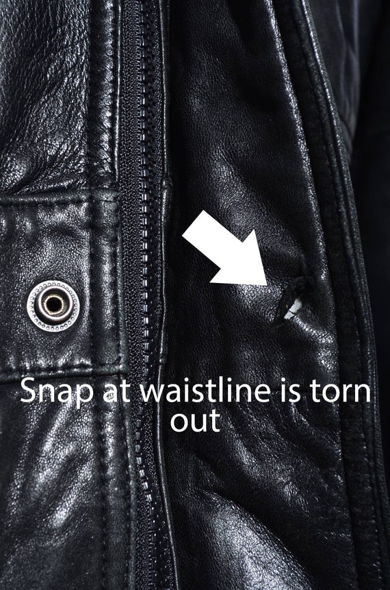 Mens Vintage 90s G-III Global Identity Black Buttery … - Gem