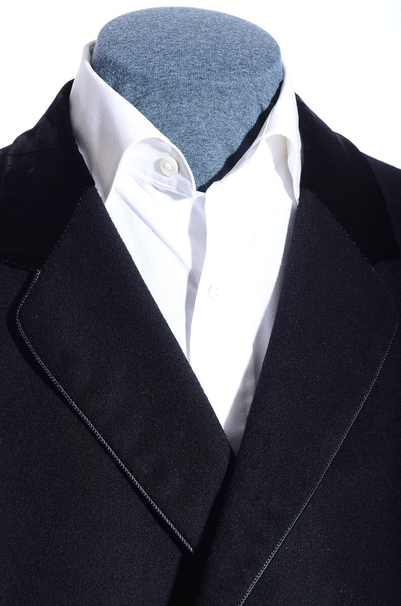 46R Vintage 60s Hughes Hatcher Suffrin Black Wool Velvet - Etsy