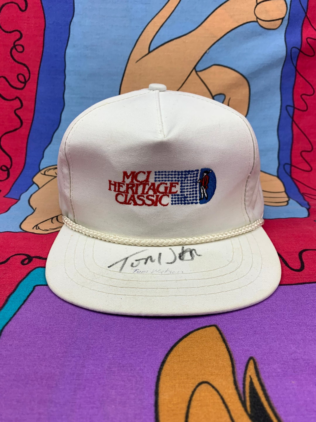 Vintage, 90s, MCI Heritage Classic, Tom Watson, Strapback Hat - Etsy ...