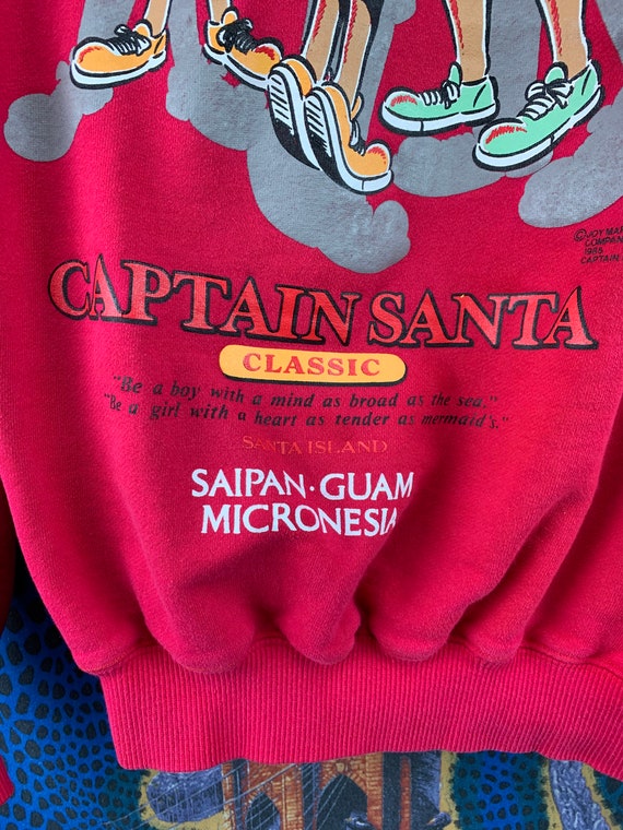 Vintage 1985 Captain Santa Sweater - Gem