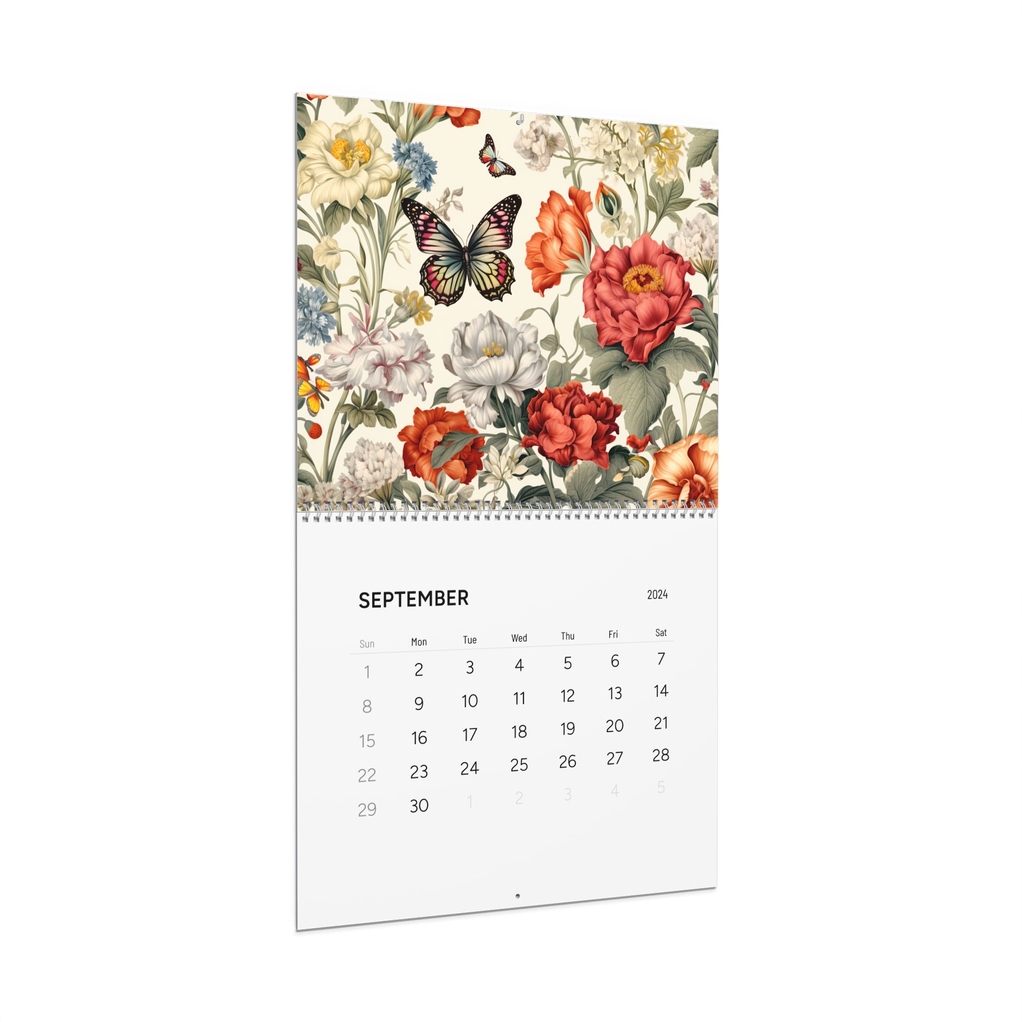 Butterfly Calendar 2024 Printable 2024 Calendar Printable