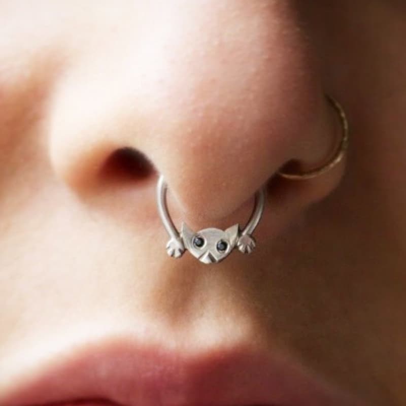 Cat Nose Ring - Etsy