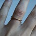 Adjustable Silver Forged Wire Rings - Etsy