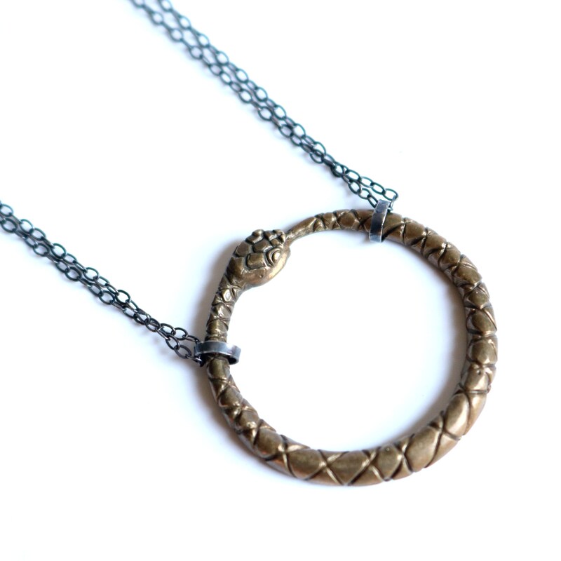 Ouroboros Necklace - Etsy