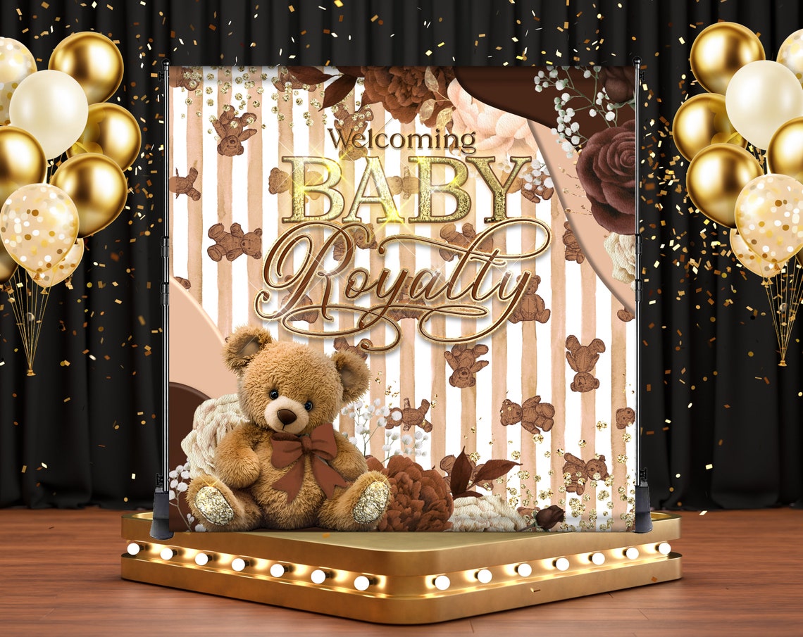 Brown Bear Backdrop Bear Shower Backdrop Teddy Bear Backdrop - Etsy