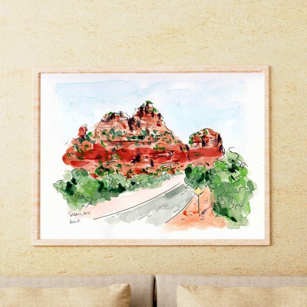 Sedona Wall Art - Etsy