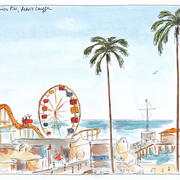 Santa Monica Pier - Etsy