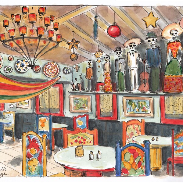 Restaurant Art - Etsy