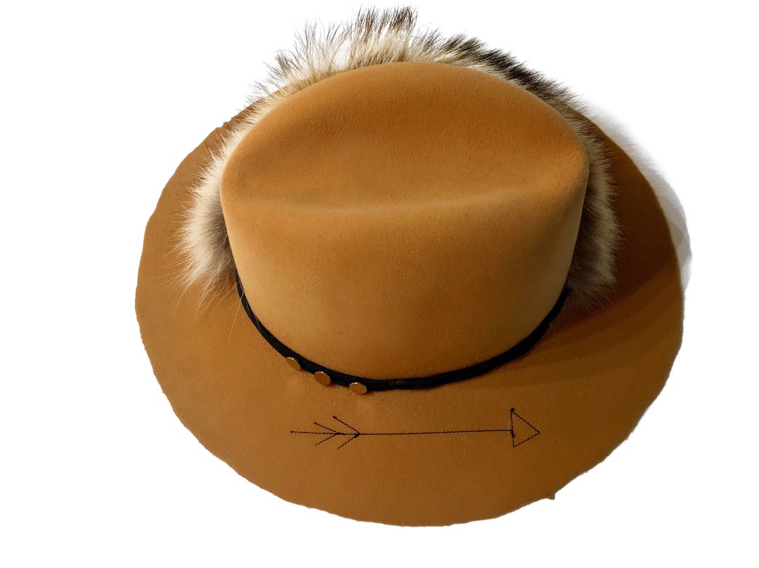Fox Fur Fedora Hat - Fur Felt Hat- MADE TO ORDER! - Etsy
