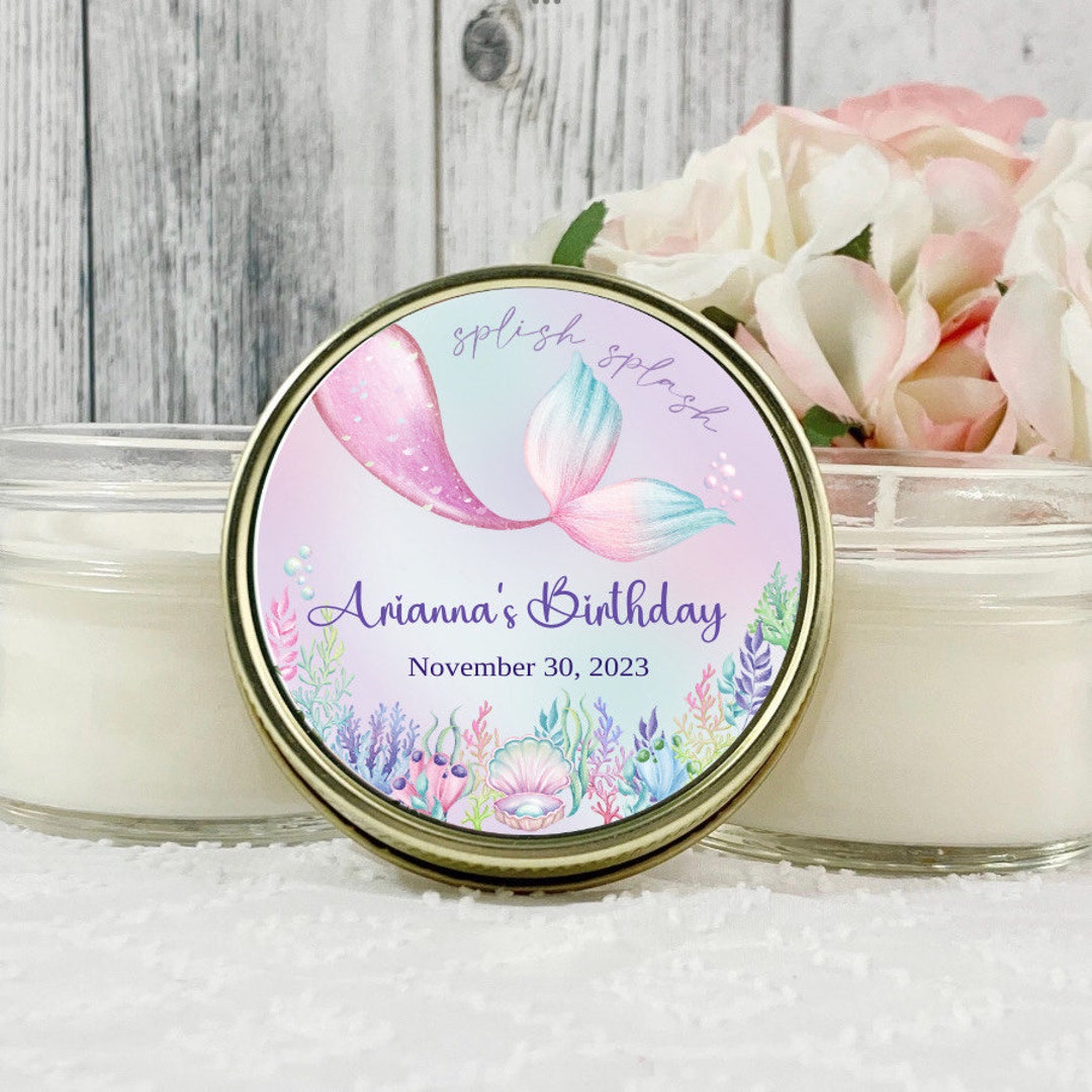 Mermaid Birthday Party Favors Under the Sea Favors Little Mermaid Party ...