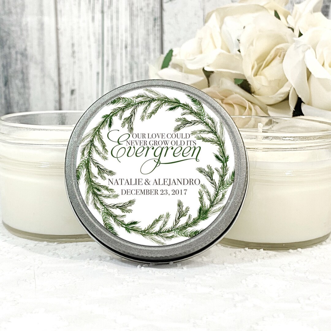 Set of 12 Woodland Favors , Evergreen Wedding Trees Wedding Favor Christmas Wedding Favors ...