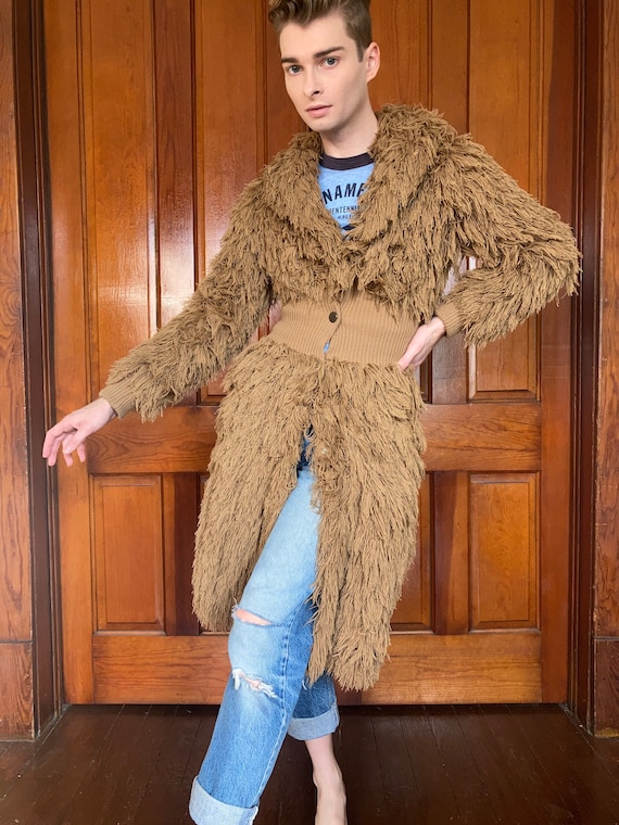 Rare 70s Shag coat by Crissa - Gem