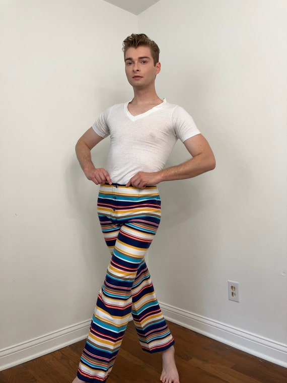 60s Bobbie Brooks striped flared pants - Gem
