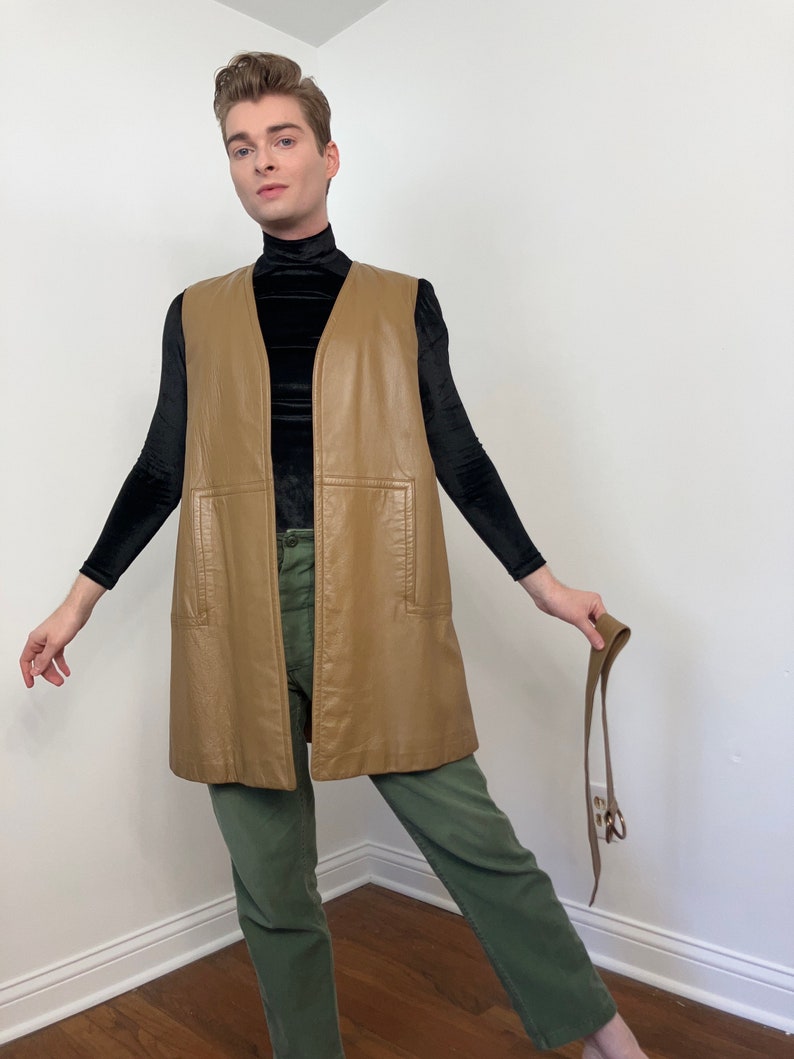 Late 60s Sills Bonnie Cashin Leather Vest - Etsy