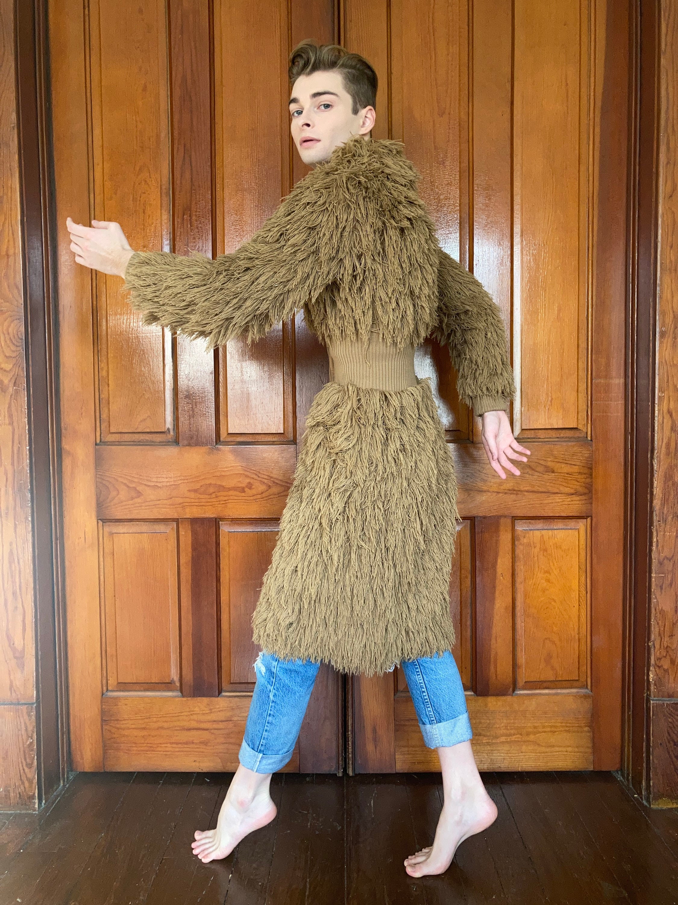 Rare 70s Shag Coat by Crissa - Etsy