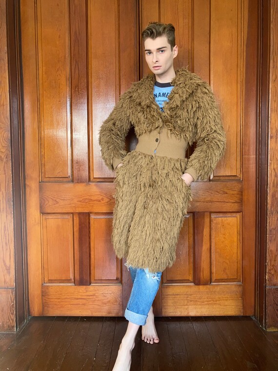 Rare 70s Shag coat by Crissa - Gem