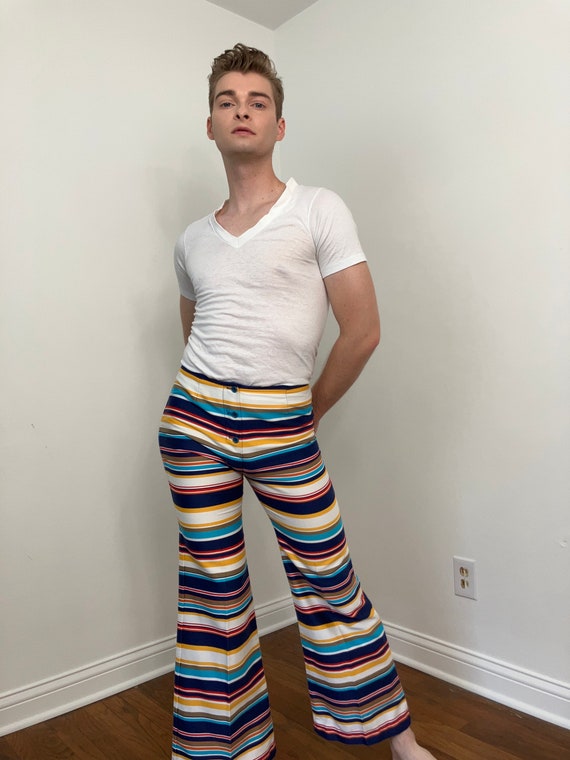 60s Bobbie Brooks striped flared pants - Gem