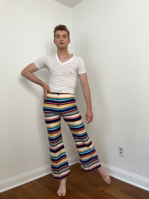 60s Bobbie Brooks striped flared pants - Gem