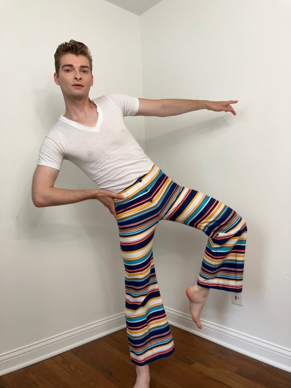 60s Bobbie Brooks striped flared pants - Gem