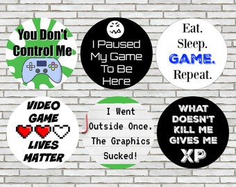 Gamer pins | Etsy