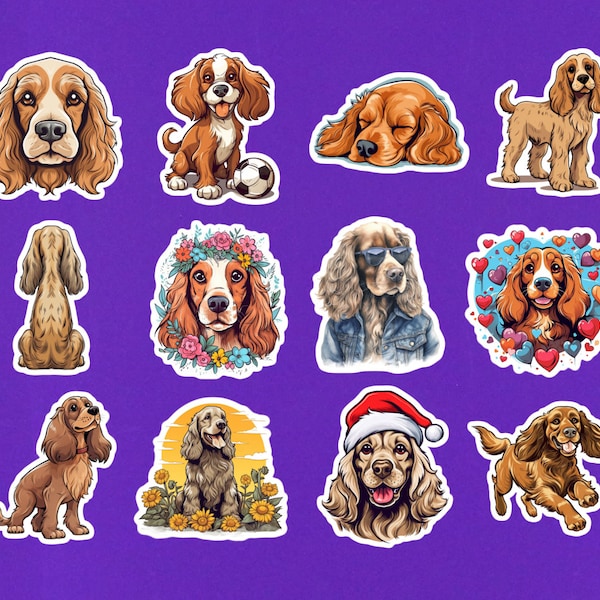 Cocker Spaniel Decal - Etsy
