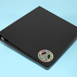 Set of 6 Peace Sign Sticker Pack - Cute Peace Sticker - Hippie Decor ...