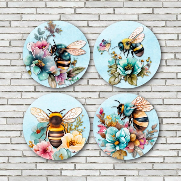 Bumble Bee Refrigerator Magnets - Etsy