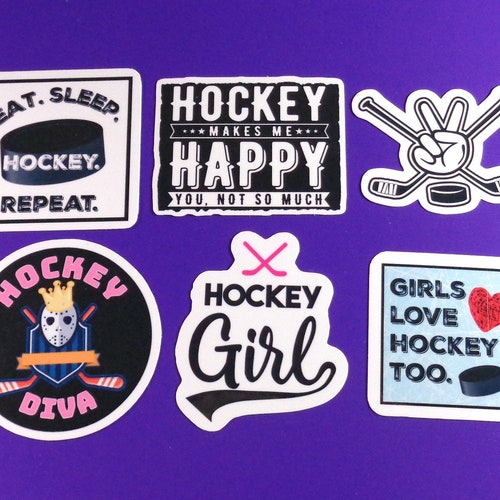 Custom Female Hockey Goalie Decal Girl Goalie Decal | Etsy