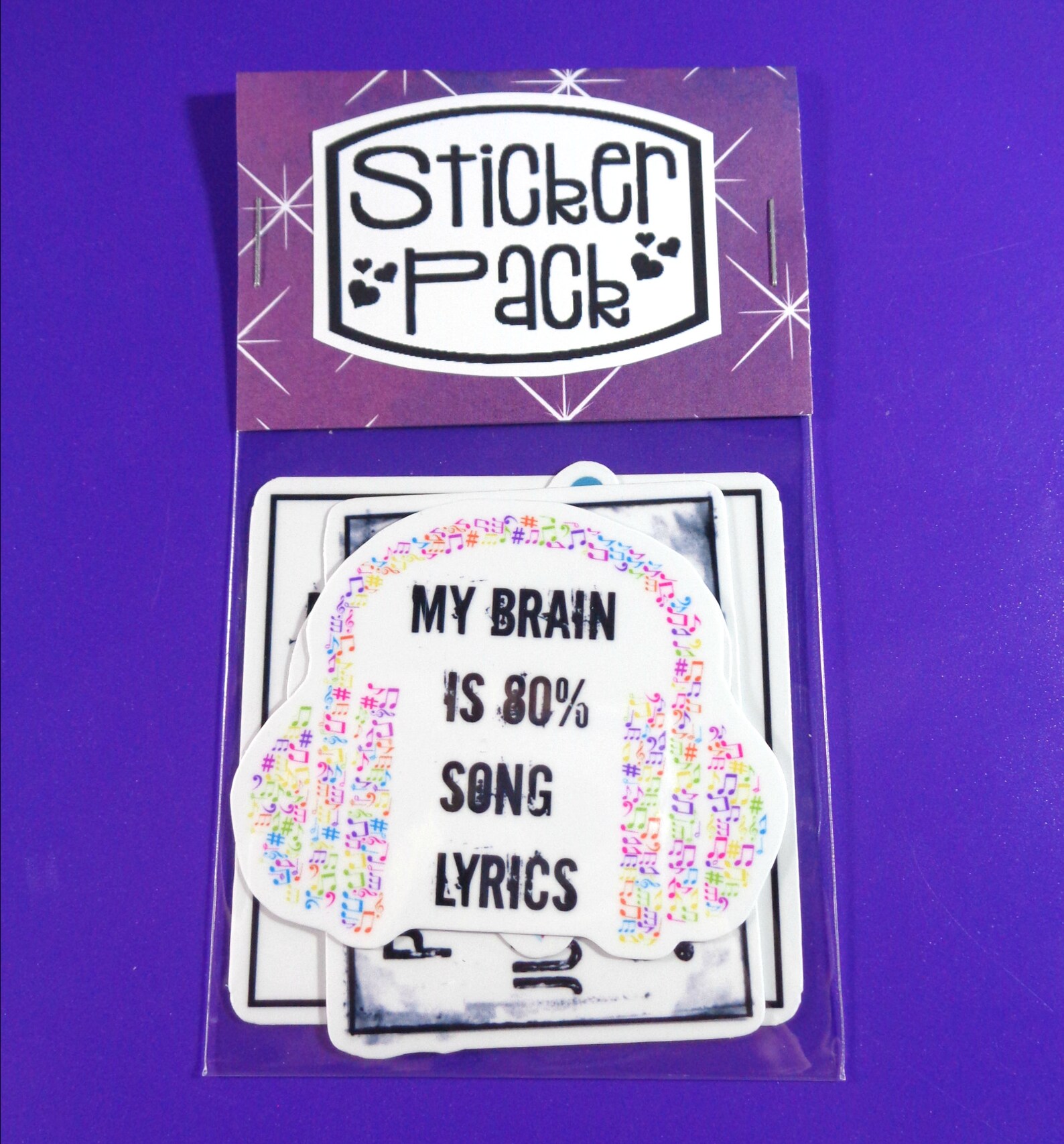 Music Sticker Pack Set Of 6 Music Stickers Music Lover | Etsy