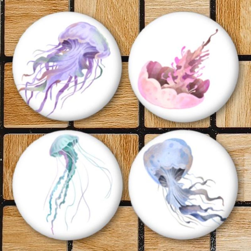 Jellyfish Pin - Etsy