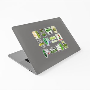 Funny Pickle Sticker Pack - Set of 12 Pickle Stickers - Cute Pickle ...