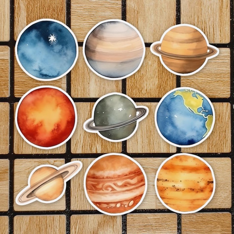 Space Stickers - Etsy