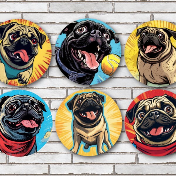 Pug Magnet - Etsy