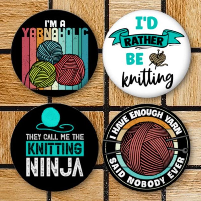 Knitting Sayings - Etsy