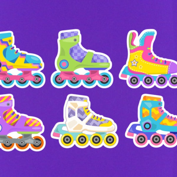 Rollerblades Stickers - Etsy