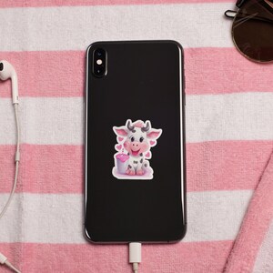 Funny Cow Stickers - Mini Cow Sticker Pack 12 Stickers - 2" Die Cut ...