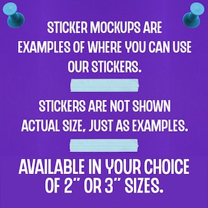 Movies Sticker Pack Set of 6 Mini Stickers 2" or 3" Die Cut Stickers ...