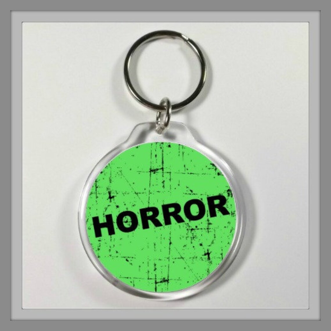 Horror VHS Label Tag Inspired Keychain Key Ring Funny Horror - Etsy