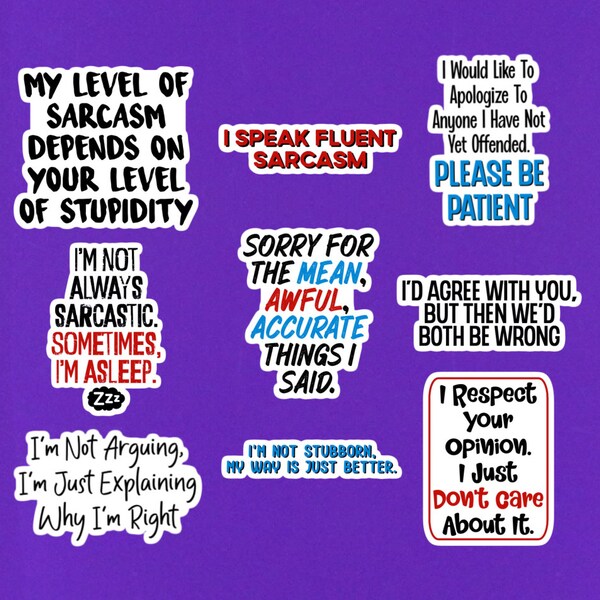 Sarcastic - Etsy Canada