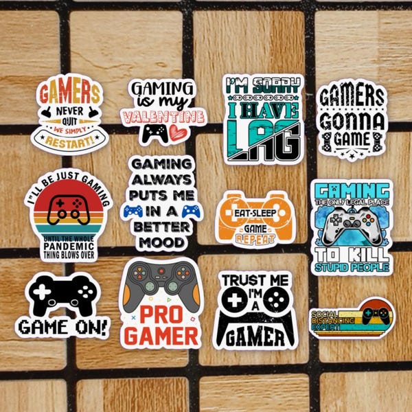 Gaming Stickers - Etsy