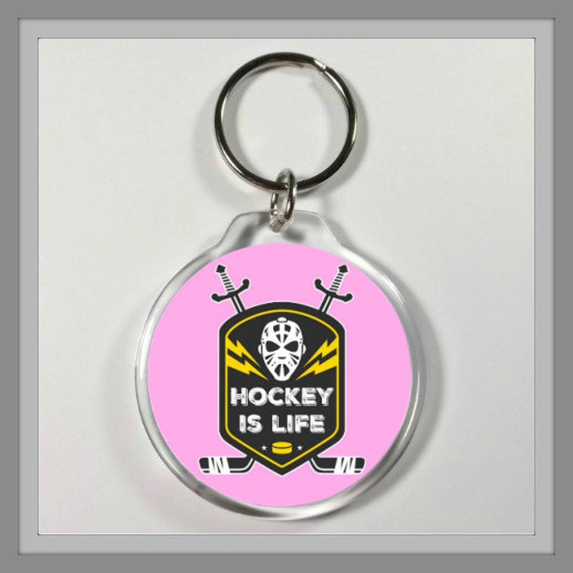 Girls Hockey Keychain Your Choice of Design Hockey Gift for Women and ...