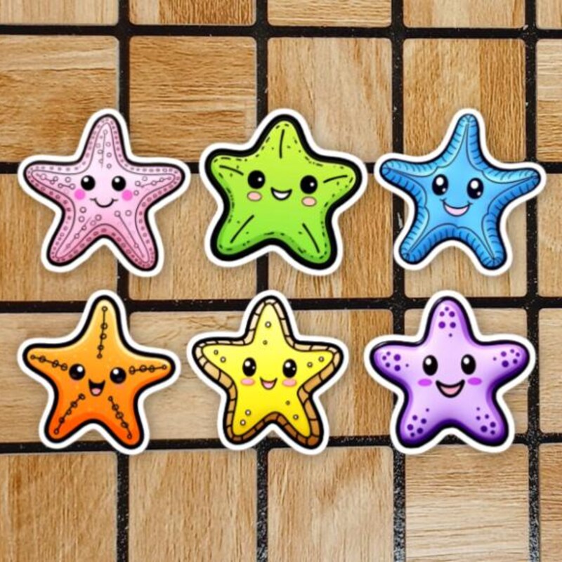 Starfish Sticker - Etsy