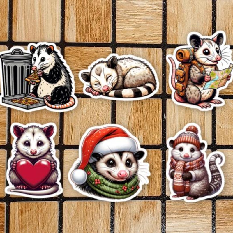 Opossum Stickers - Etsy