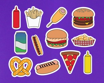Corn Dog Stickers - Etsy